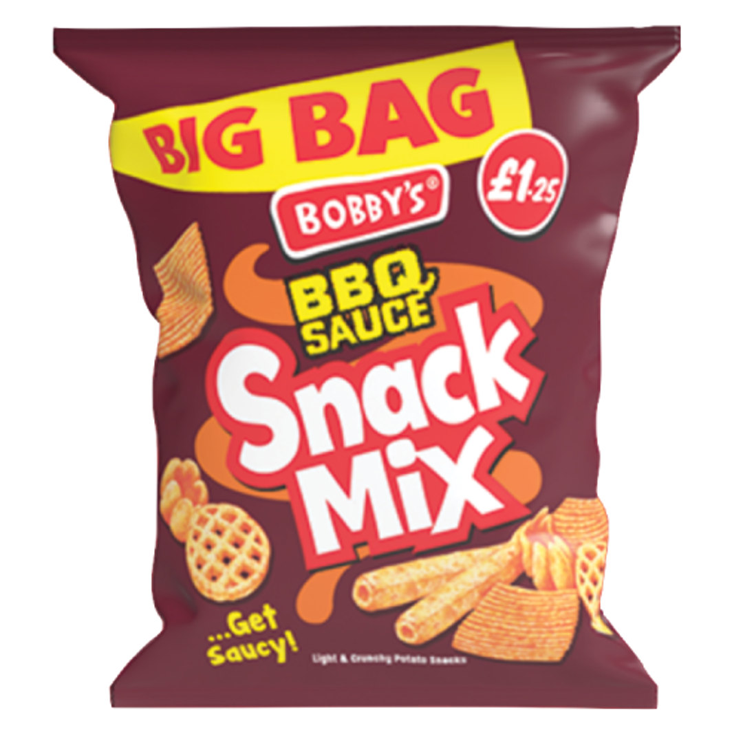 Bobbys BBQ Sauce Snack Mix 63g (CRISPS) – Fiveways Deliver Inkersall